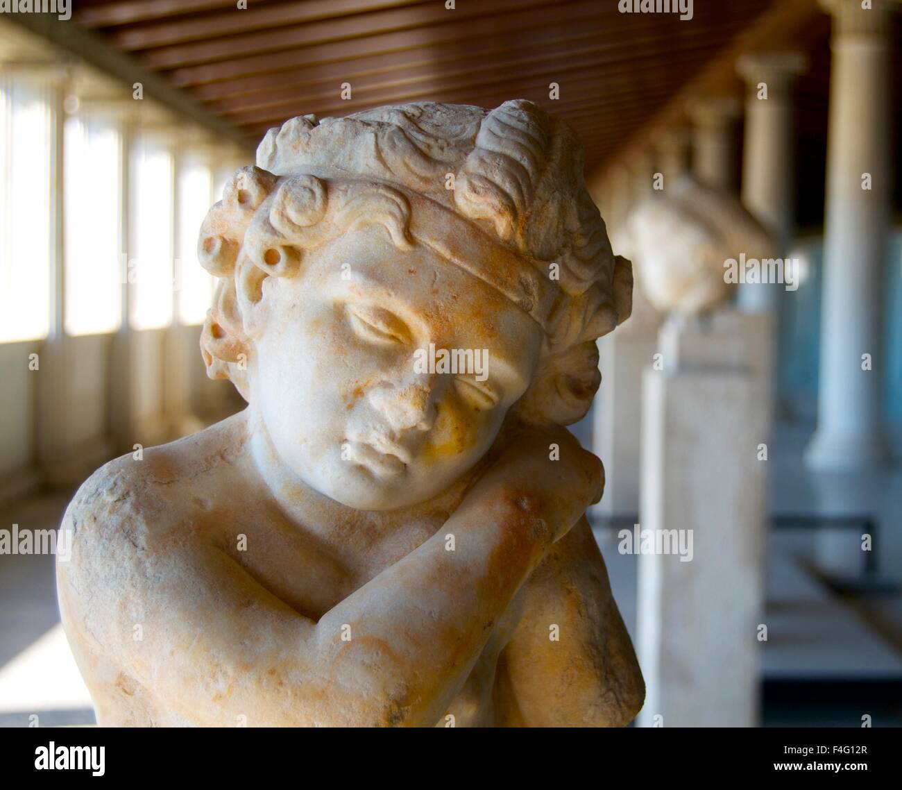 Greek god statue art sculpture culture museum Stock Photo - Alamy