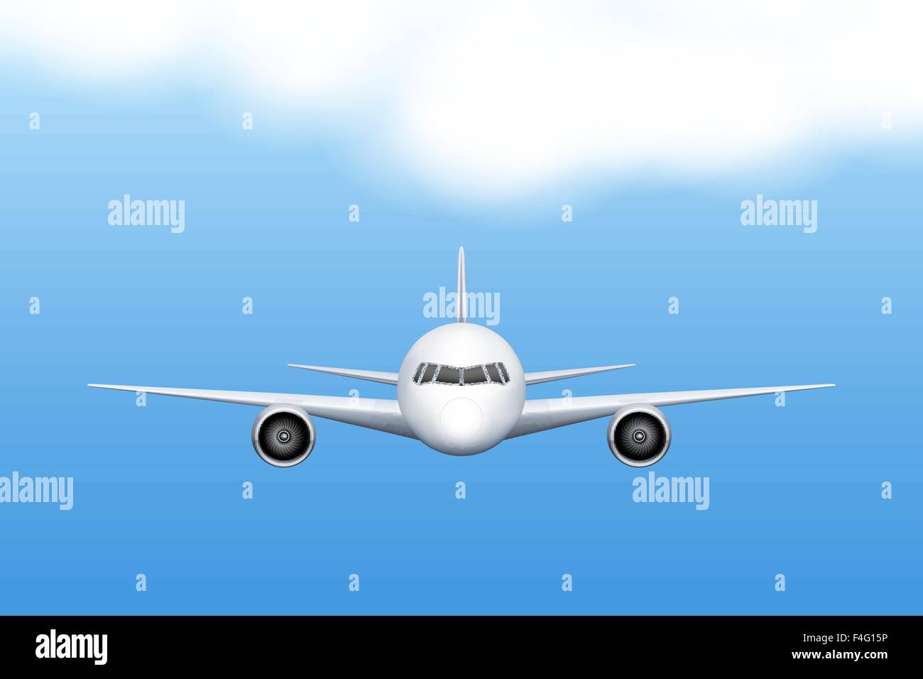 Civil Aircraft airplane Stock Vector Image & Art - Alamy