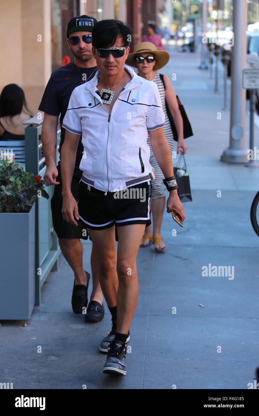 Bobby Trendy out and about on a hot summer day Featuring: Bobby Trendy ...