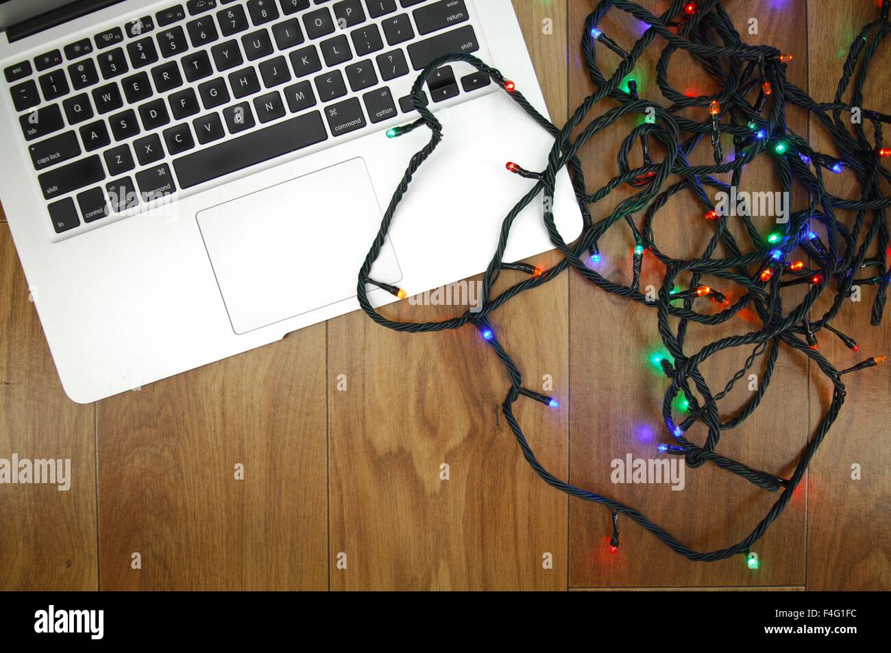 A close up photo of christmas decorations at work Stock Photo - Alamy