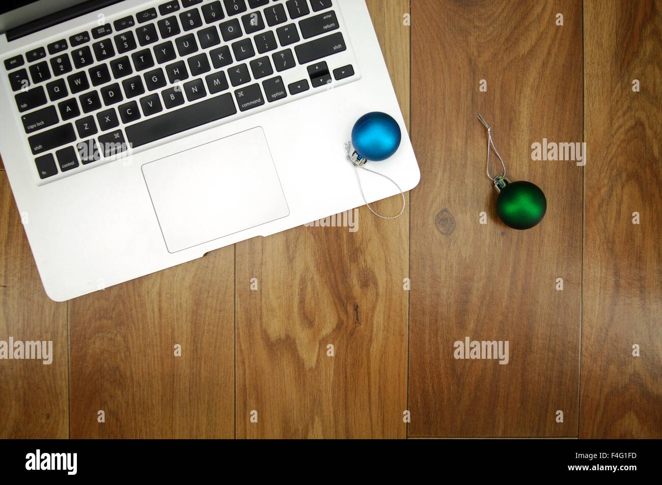 A close up photo of christmas decorations at work Stock Photo - Alamy