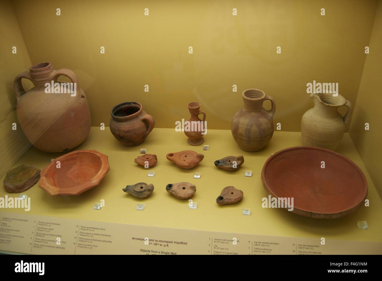 Ancient Greek pottery museum culture clay craft Stock Photo - Alamy