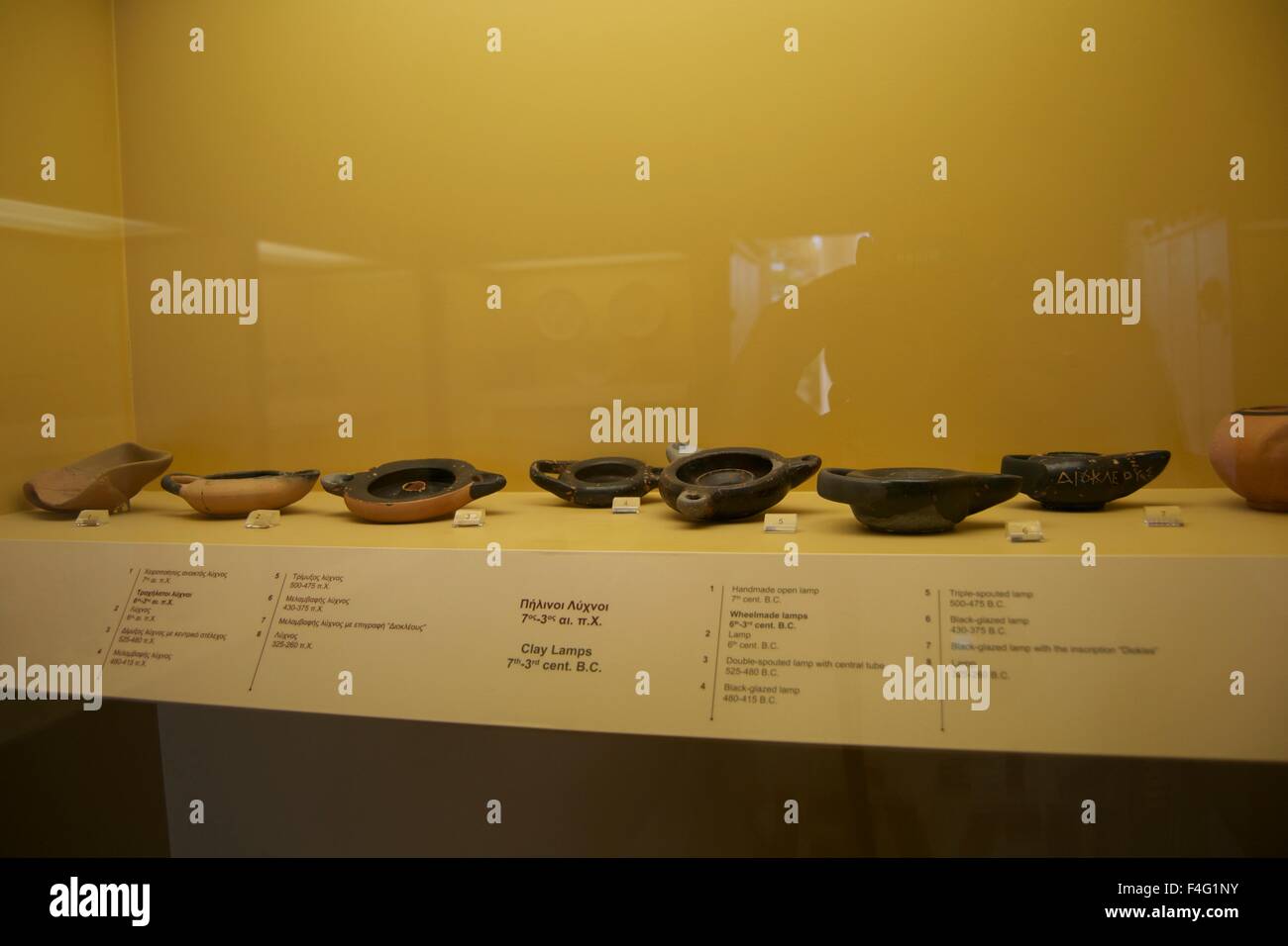 Ancient Greek pottery museum culture clay craft Stock Photo - Alamy