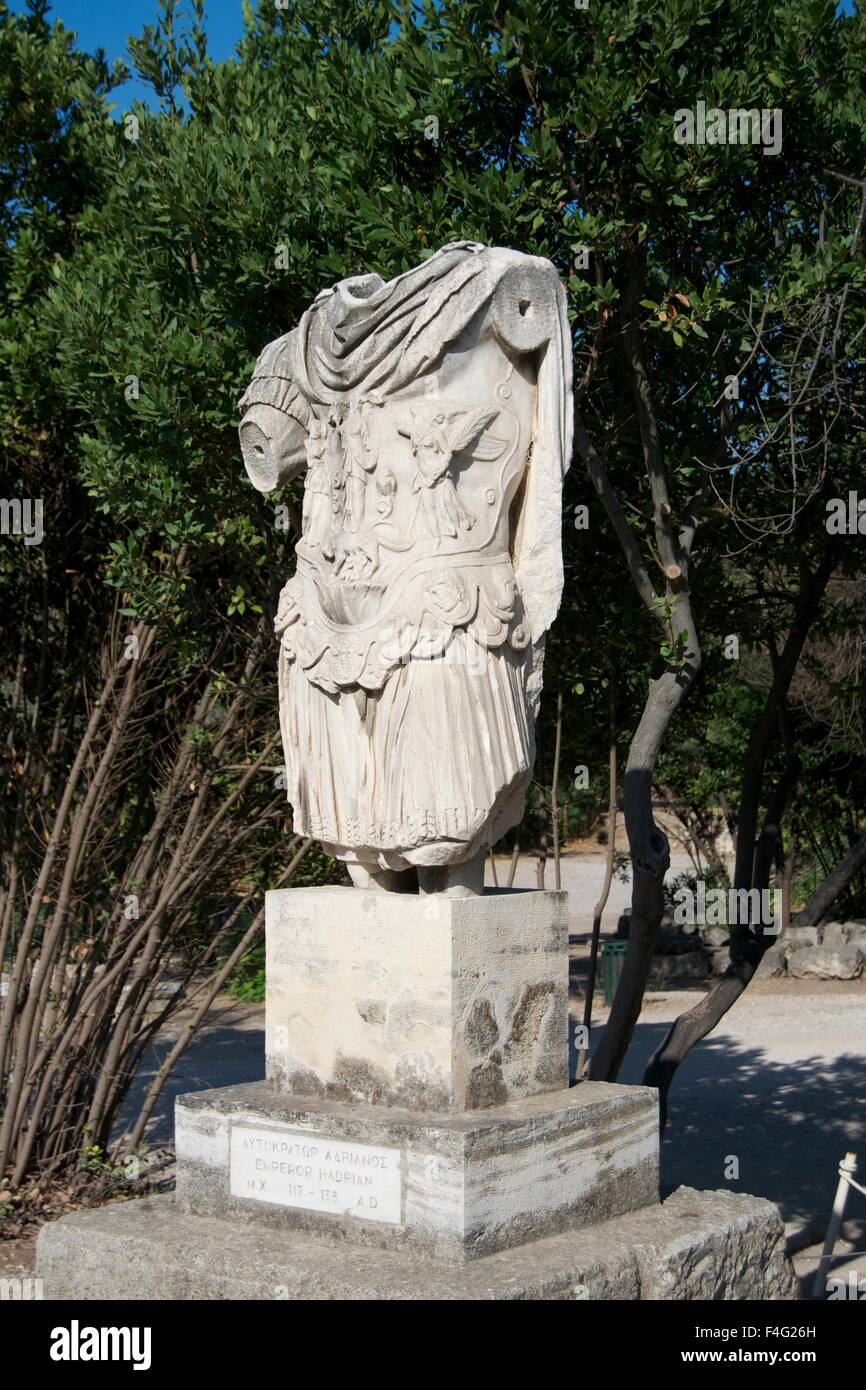 Broken Greek king warrior statue ancient god myth Stock Photo - Alamy