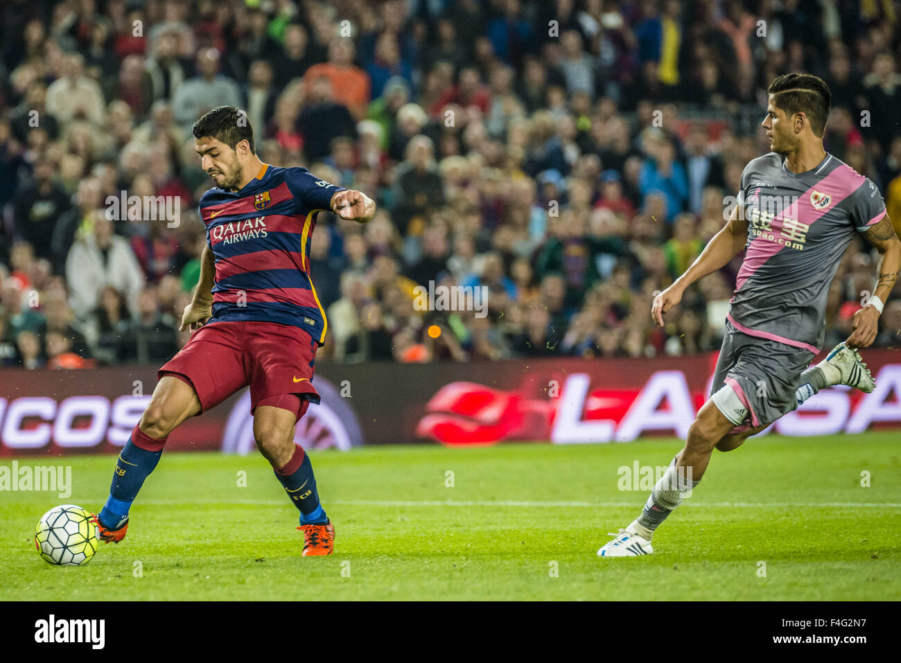 Barcelona, Catalonia, Spain. 17th Oct, 2015. FC Barcelona's forward ...