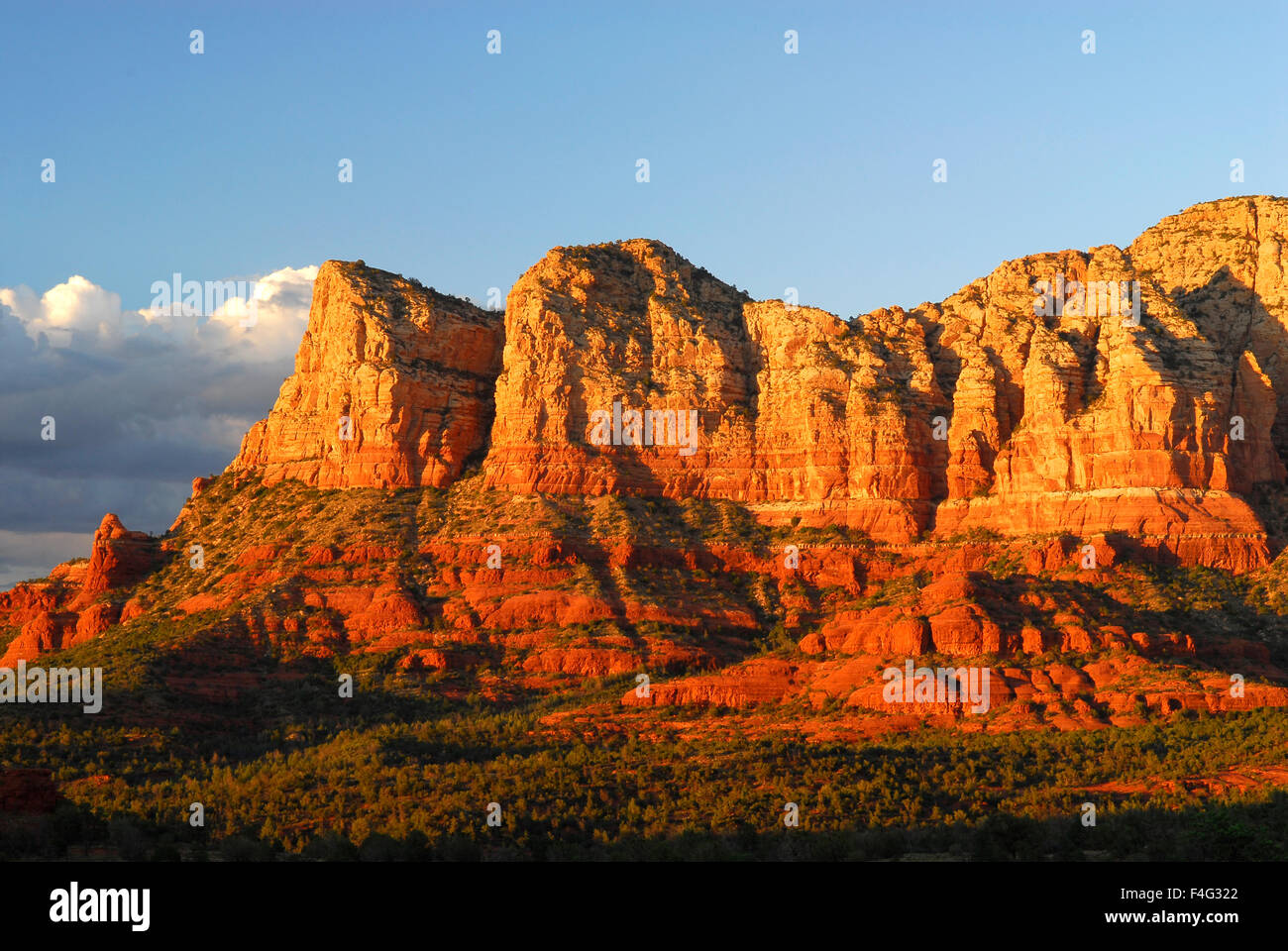 Sunset in Sedona Stock Photo - Alamy