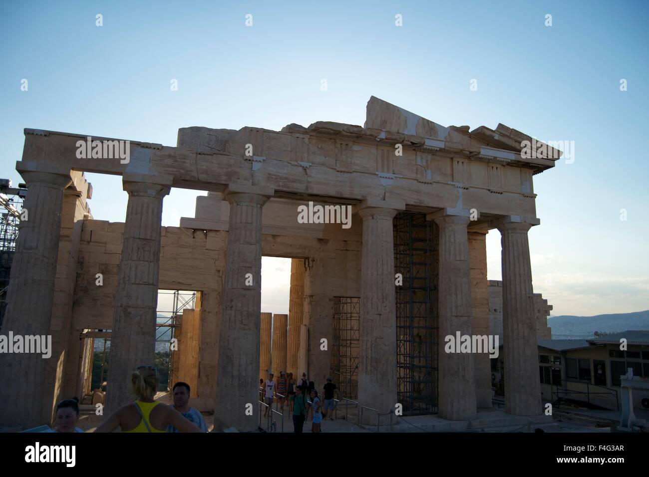 Greek temple acropolis Parthenon architecture Stock Photo - Alamy