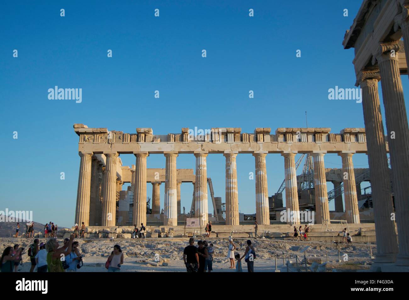 Greek temple acropolis Parthenon architecture Stock Photo - Alamy