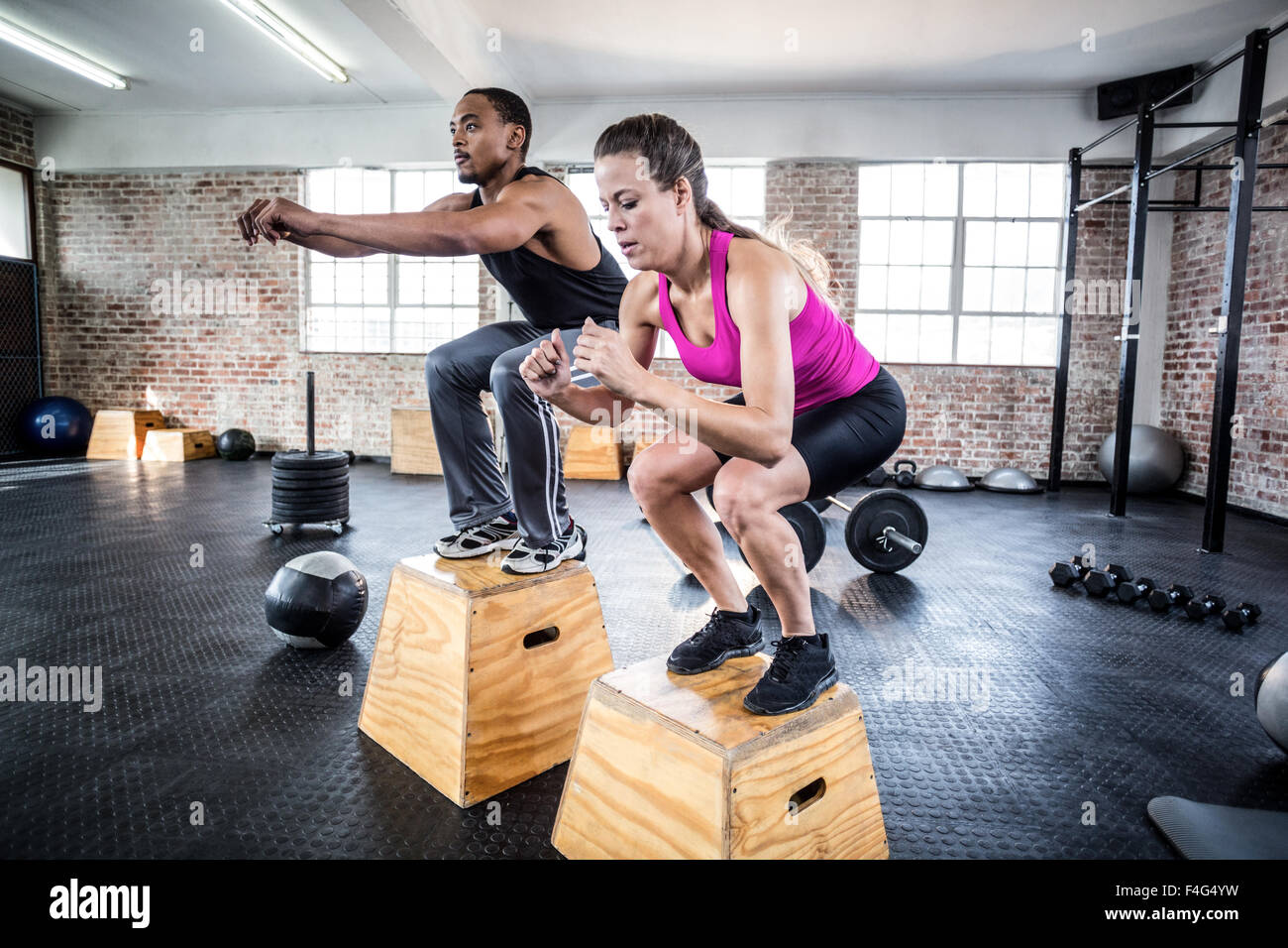 Squat box man hi-res stock photography and images - Alamy