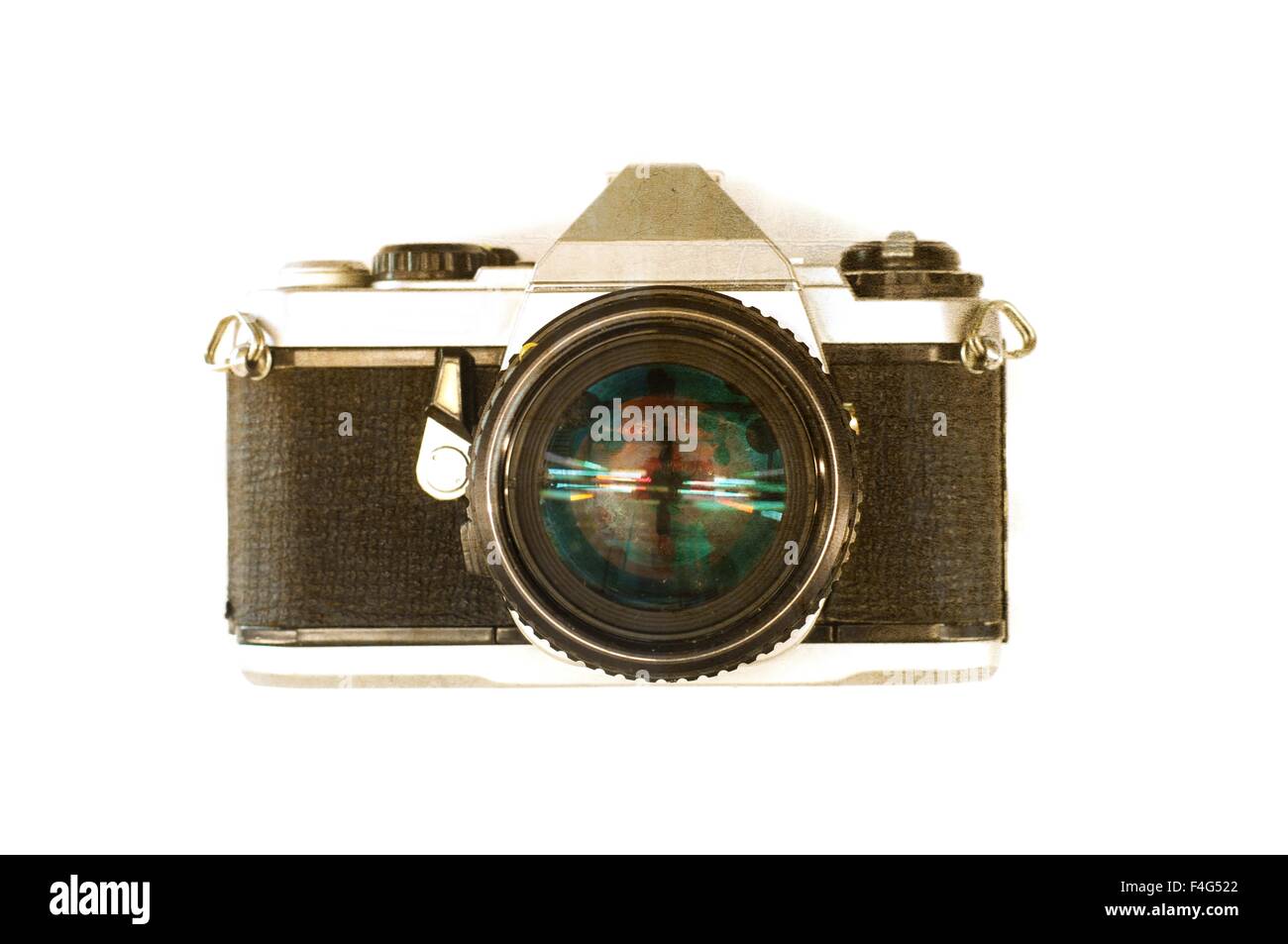 A close up shot of a vintage camera Stock Photo - Alamy