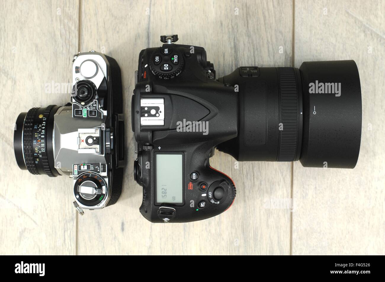 A close up shot of a slr camera Stock Photo - Alamy