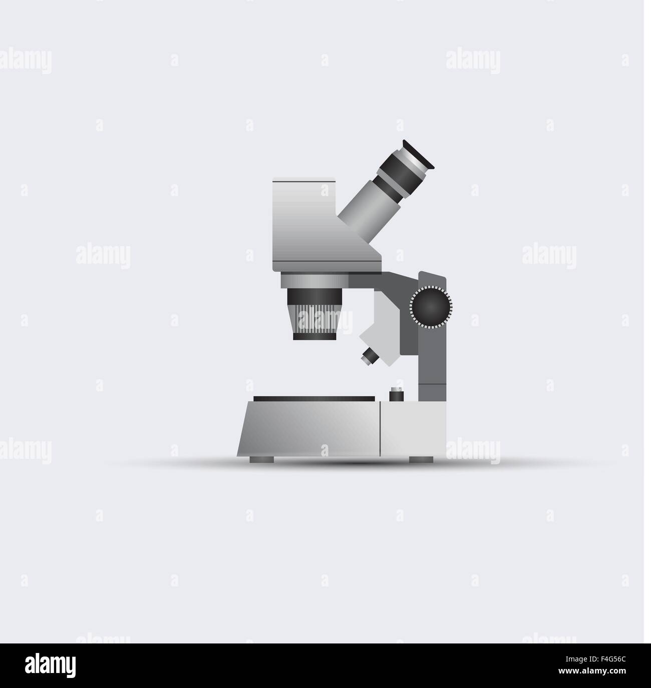 Grey microscope picture Stock Vector Image & Art - Alamy