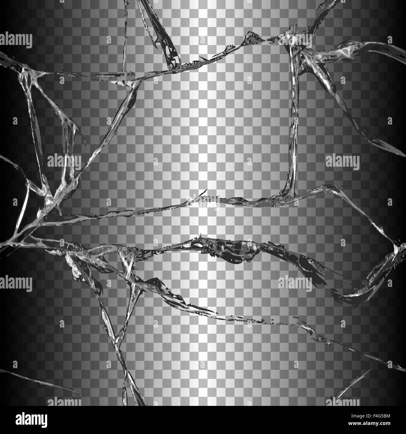 Realistic broken glass illustration Stock Vector Image & Art - Alamy