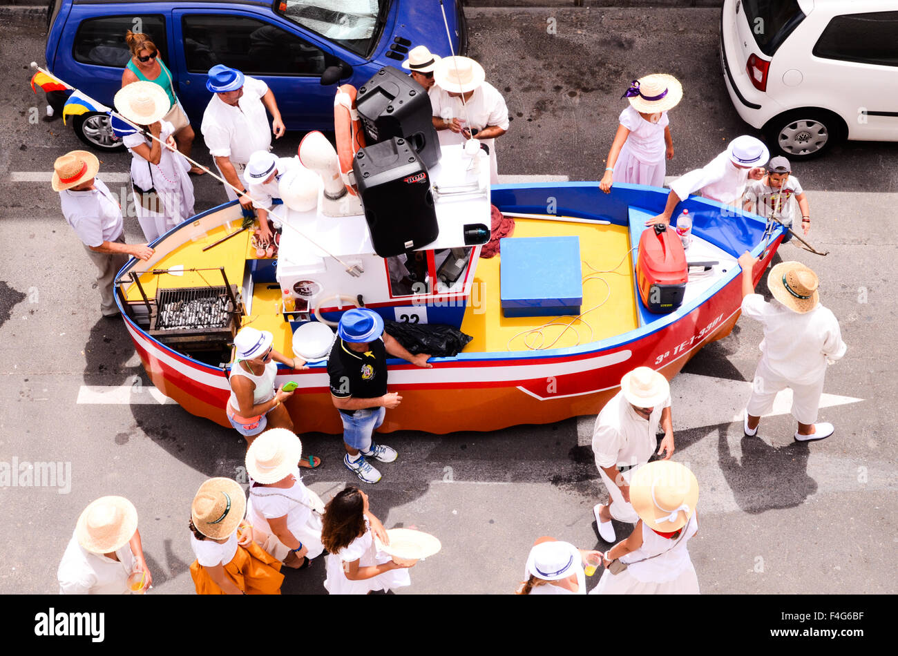 Typical Romeria Fiesta Party Stock Photo - Alamy