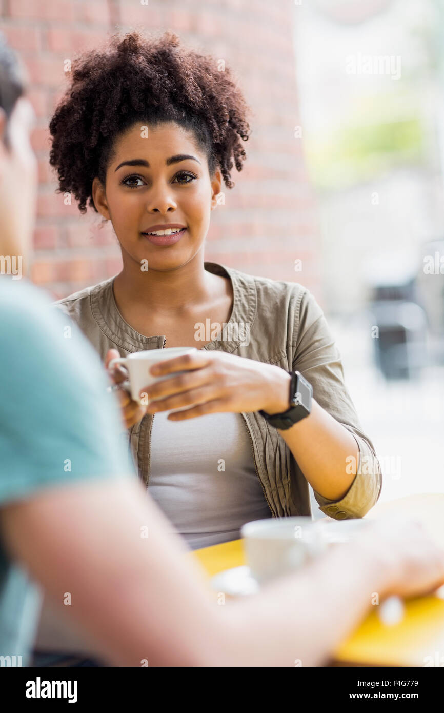 College cafeteria female students hi-res stock photography and images ...