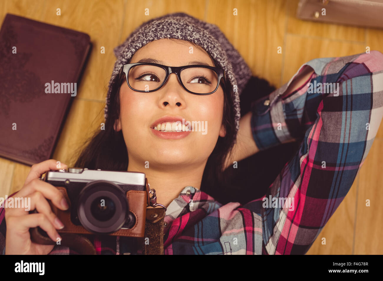Young smiling hipster asian woman hi-res stock photography and images ...