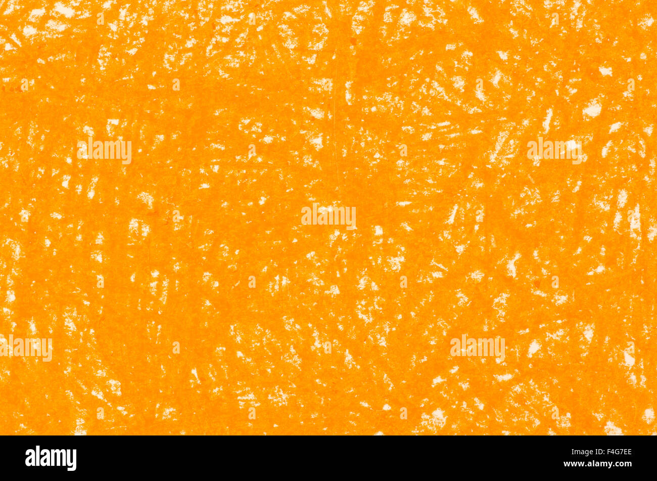 orange crayon drawings on white paper background texture Stock Photo ...