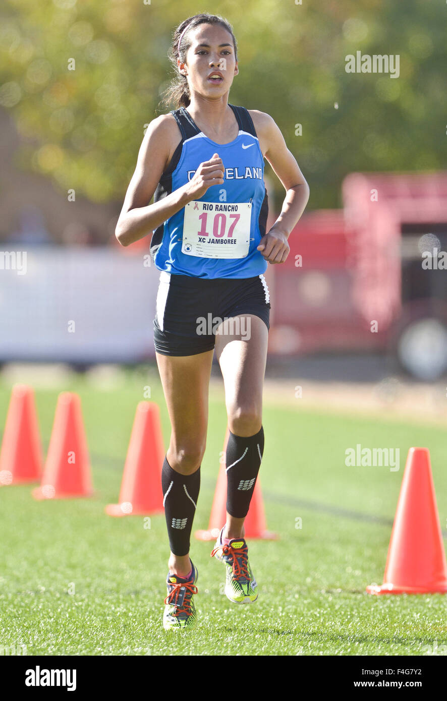 Albuquerque, NM, USA. 17th Oct, 2015. 101715.Cleveland's Amanda Mayoral ...