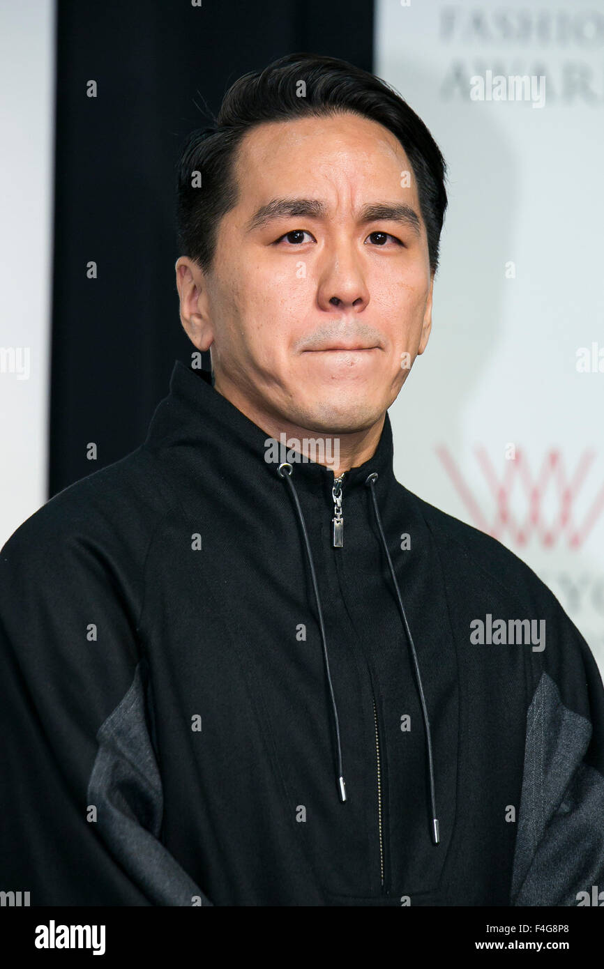 Susumu Miura designer of AVALONE brand attends the Tokyo Fashion Award ...