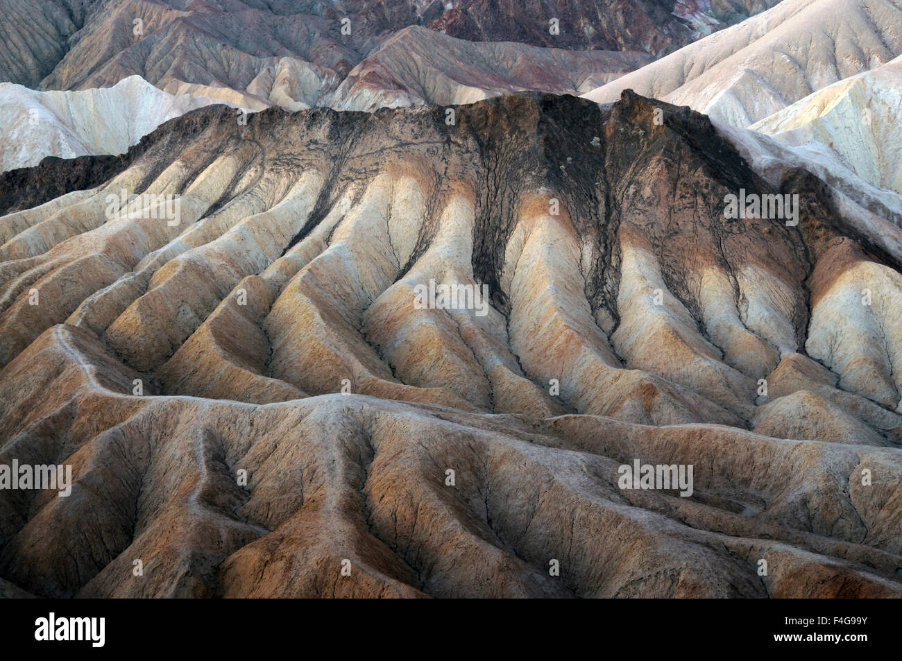 Rock Formations, Zabriskie Point, Death Valley National Park ...