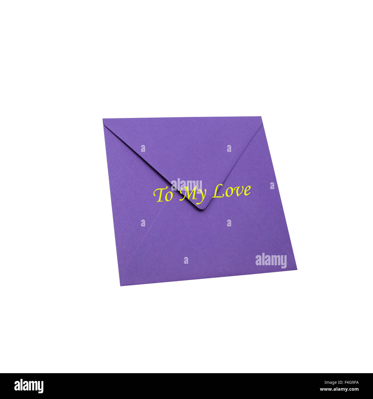 envelope isolated on white background Stock Photo - Alamy