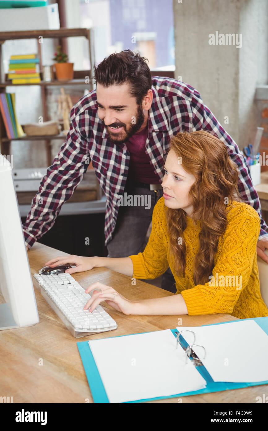 Computer team monitor office hi-res stock photography and images - Alamy