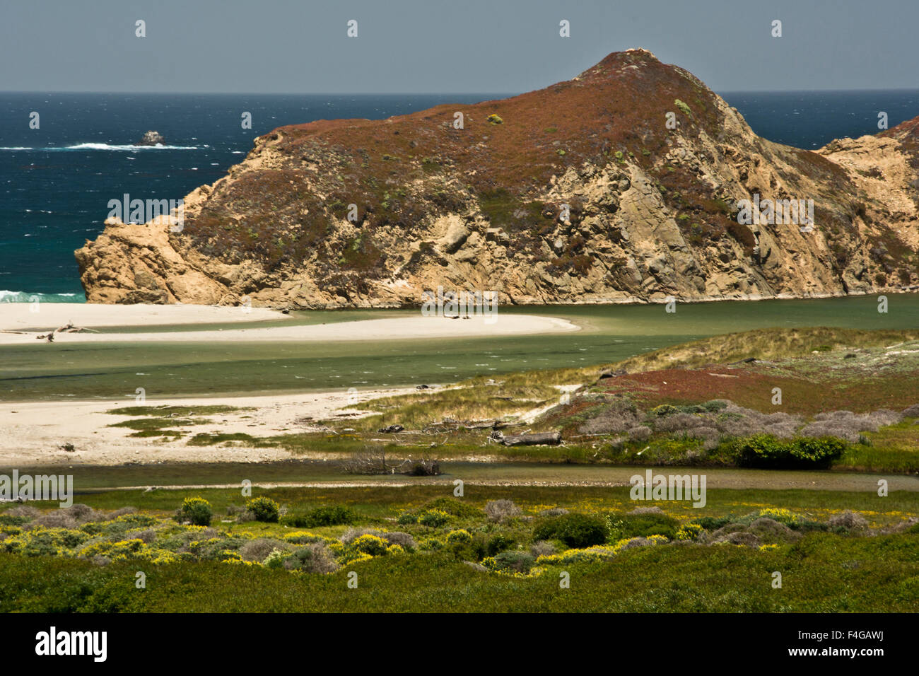 Little Sur River Area, Big Sur, California, USA Stock Photo - Alamy
