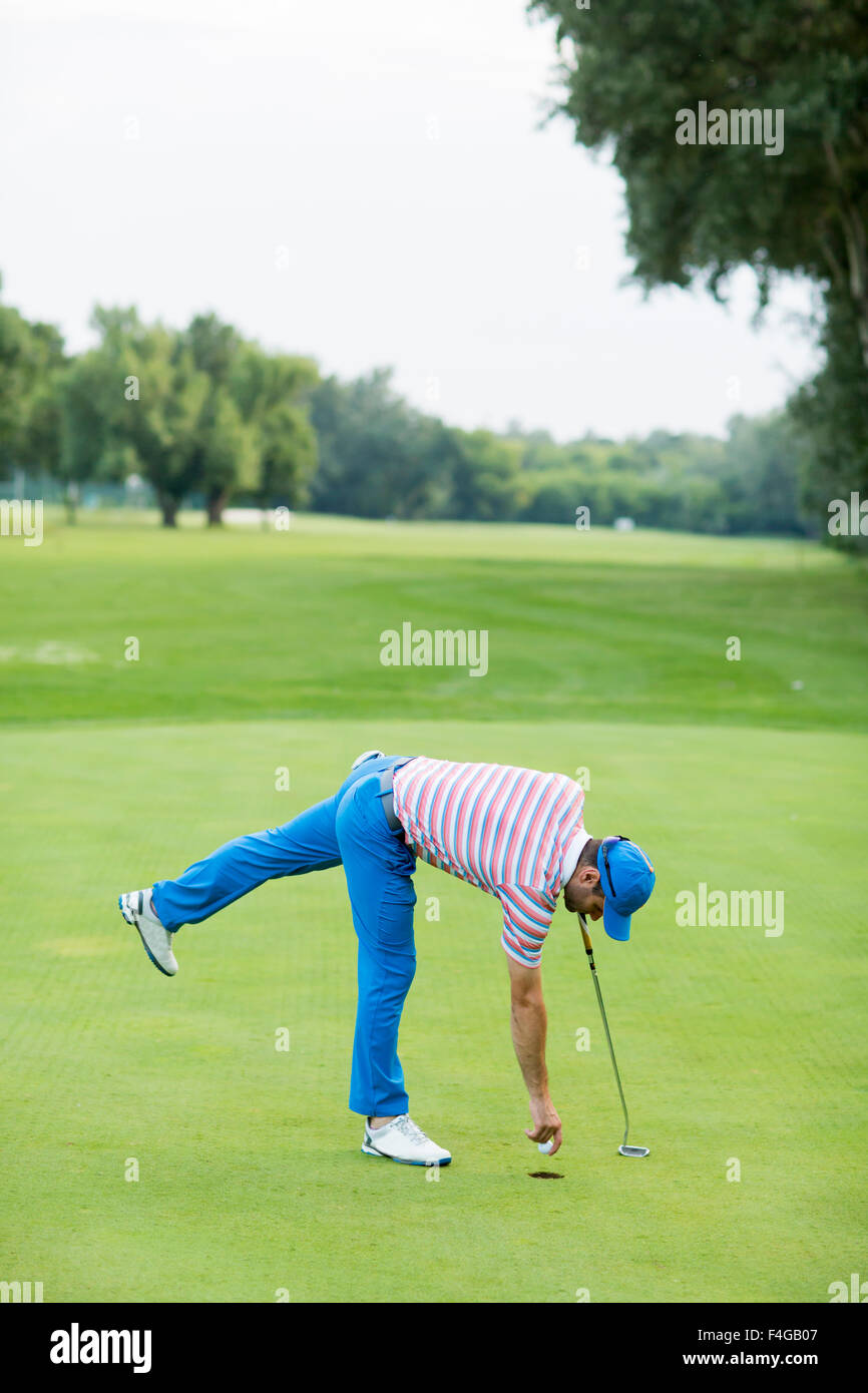 Man golf swing hi-res stock photography and images - Alamy