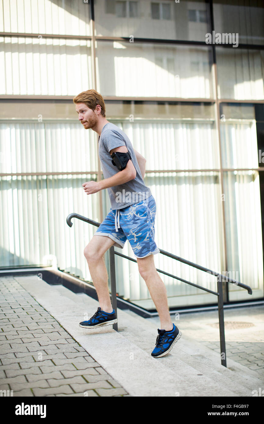 Male urban athlete hi-res stock photography and images - Alamy