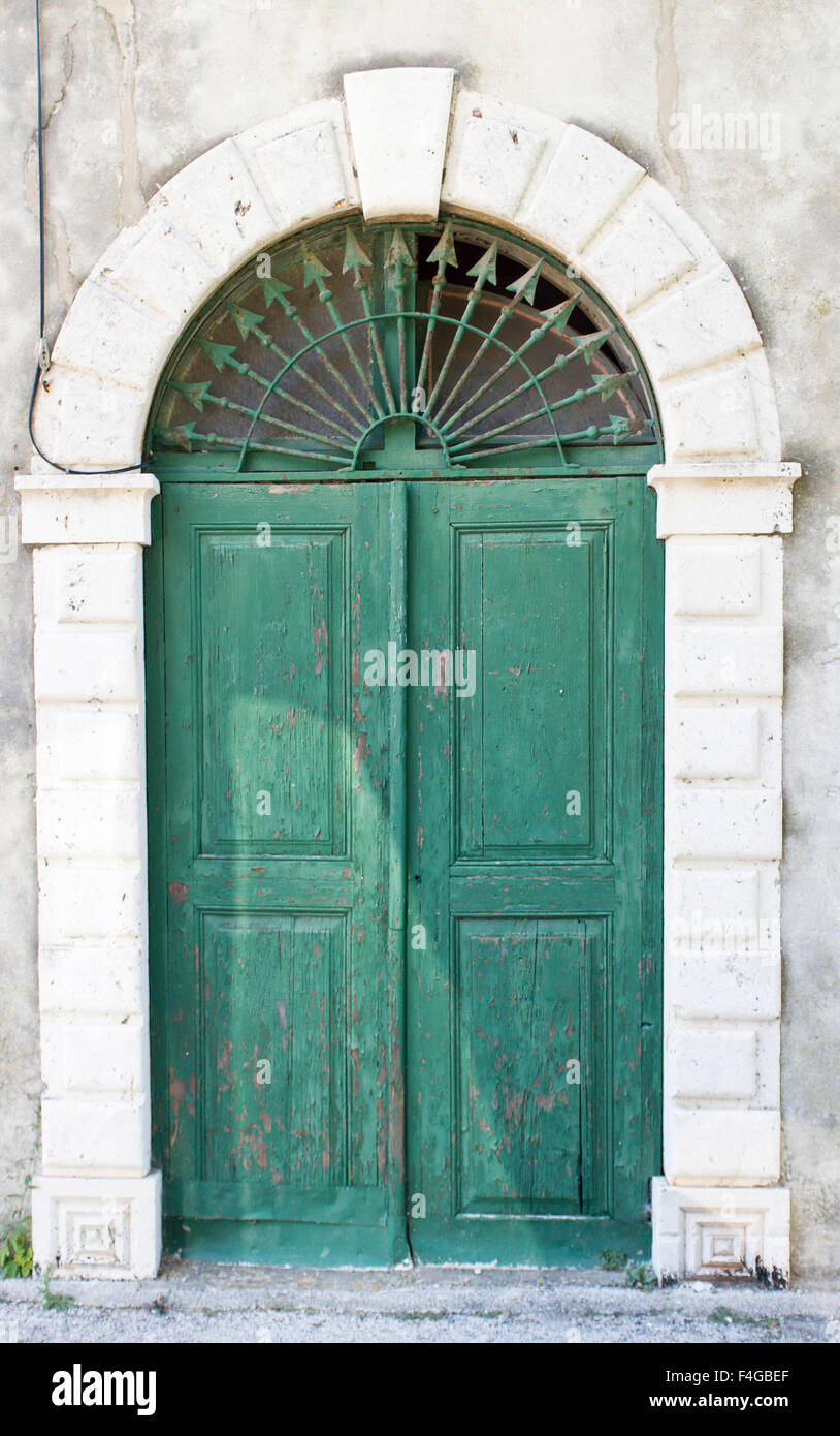 Typical old front door hi-res stock photography and images - Alamy