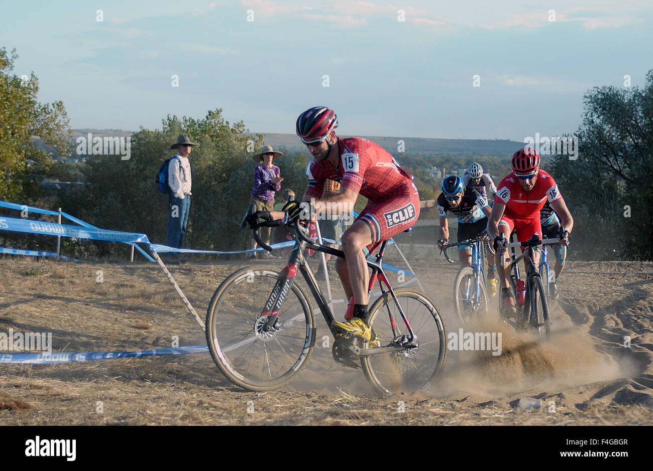 Boulder, Colorado, USA. 17th Oct, 2015. Cliff Bar cyclist, Troy Wells ...