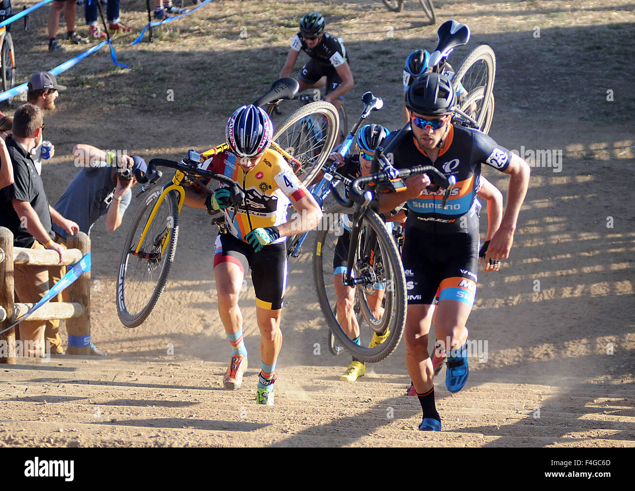 Boulder, Colorado, USA. 17th Oct, 2015. Men's elite cyclist, Daniel ...