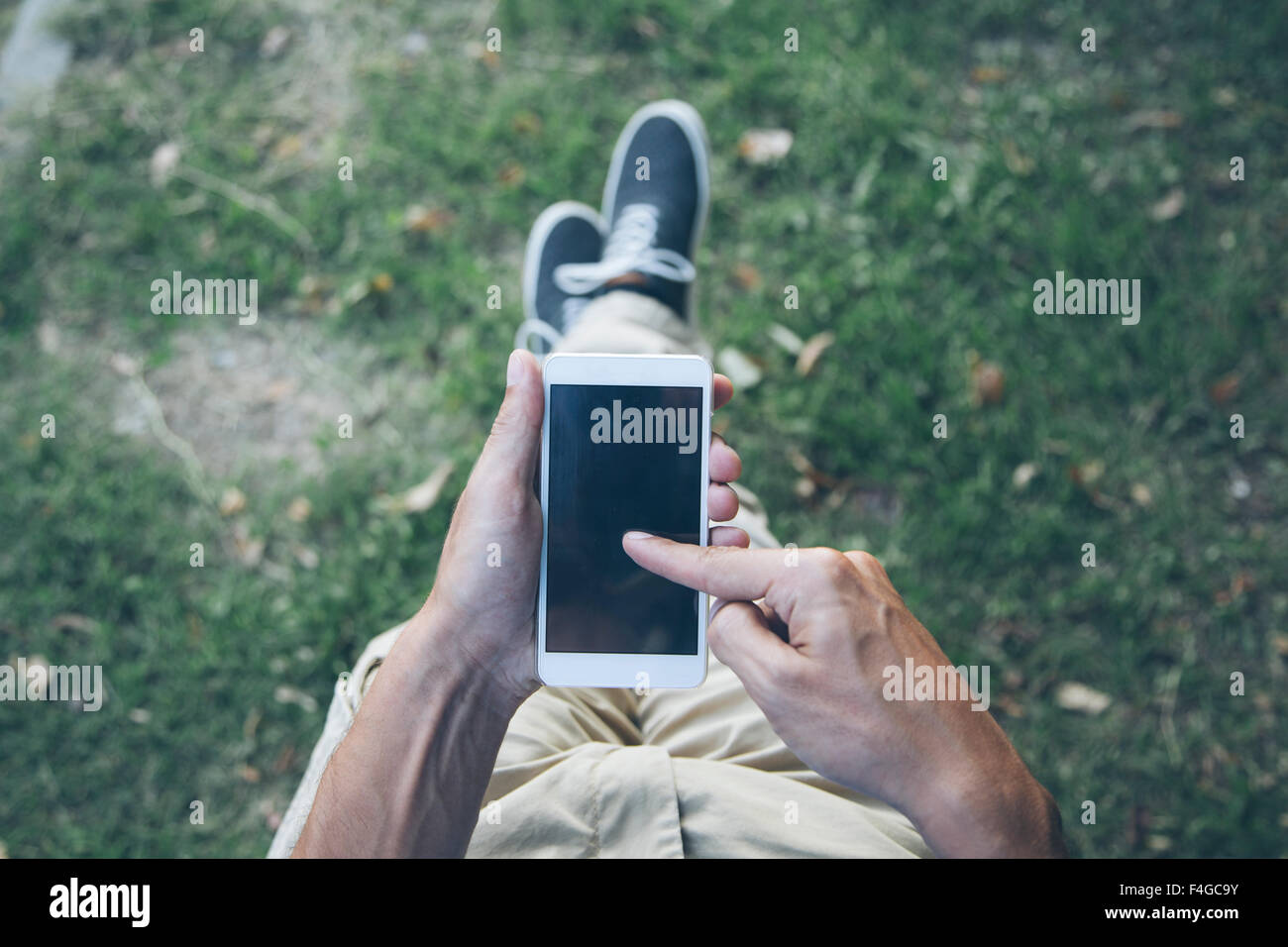 Mobile outdoors hi-res stock photography and images - Alamy