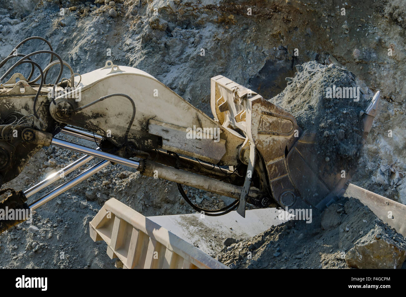 Open pit machinery Stock Photo - Alamy
