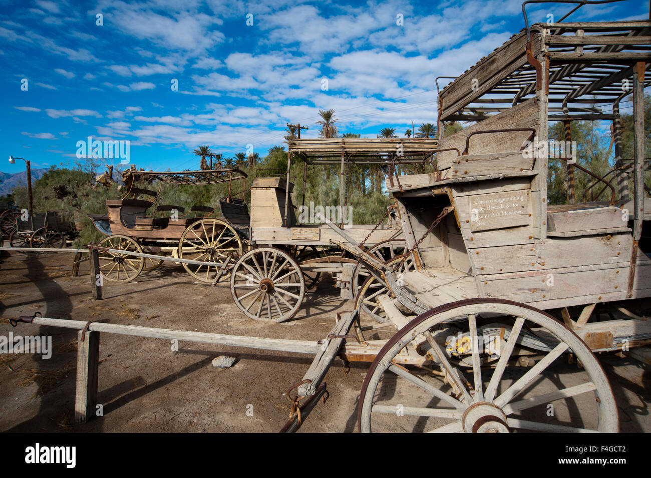 Borax Museum, Furnace Creek, Death Valley NP, California, USA Stock ...