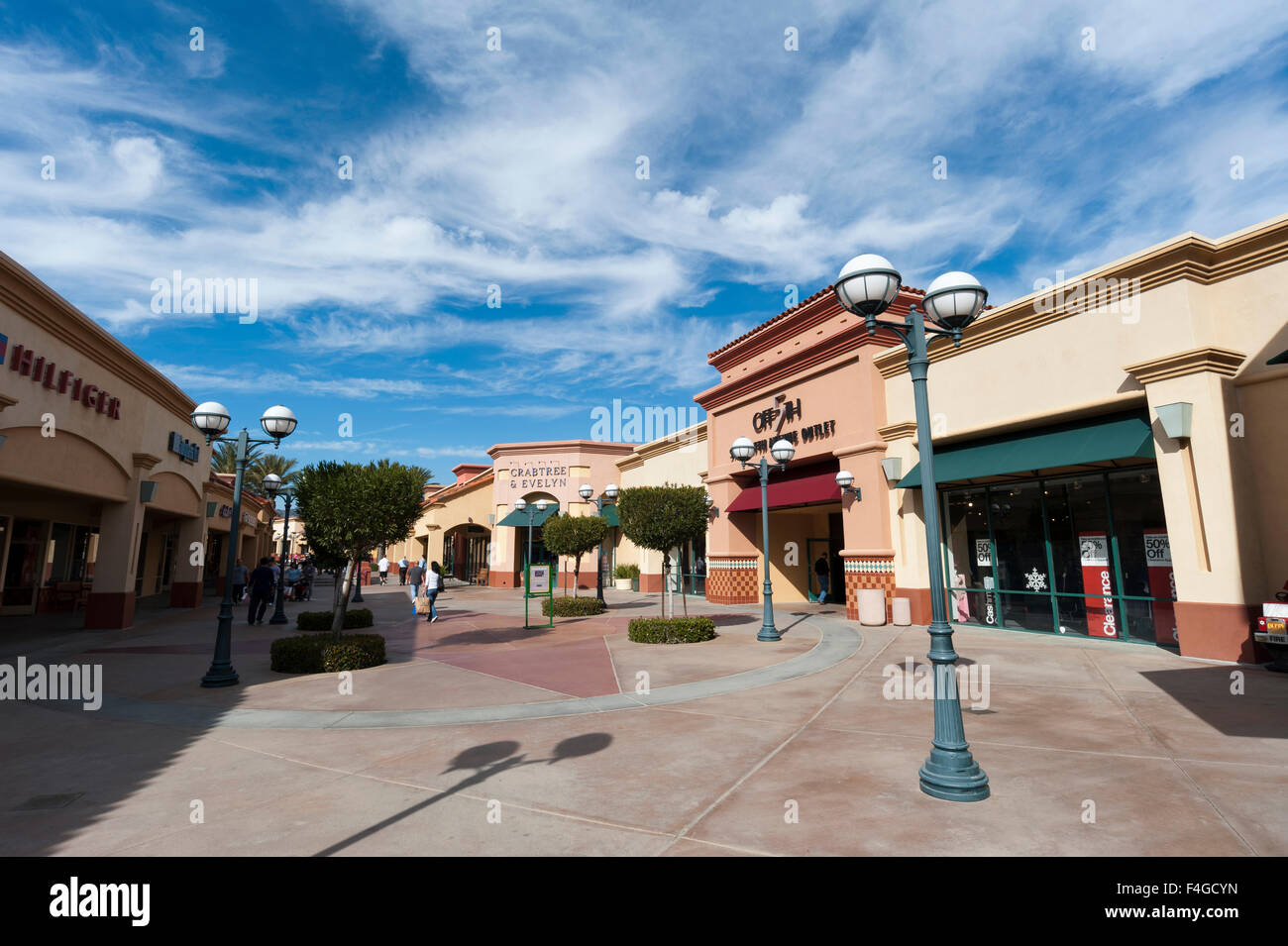 Desert Hills Outlet, Palm Springs, California, USA Stock Photo - Alamy