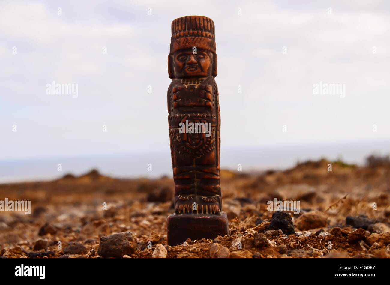 Ancient Maya Statue Stock Photo - Alamy