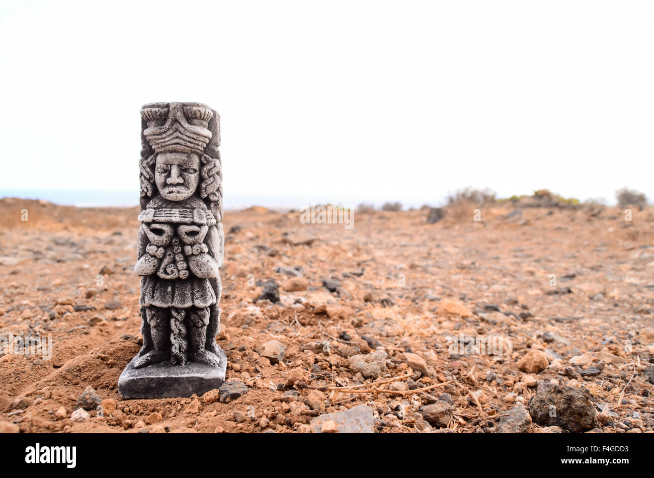 Ancient Maya Statue Stock Photo - Alamy