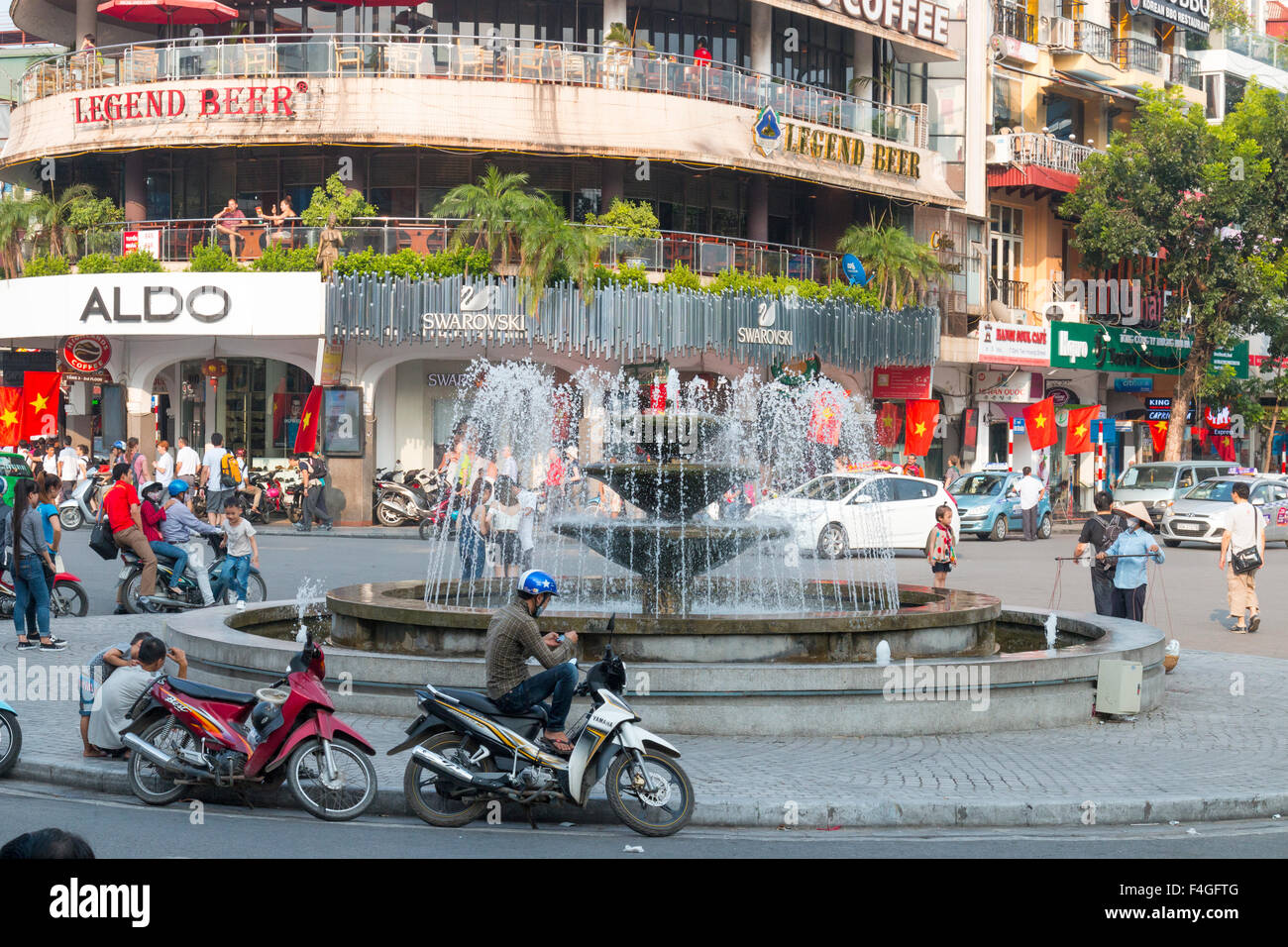 Hanoi city centre adjacent to the old quarter,Vietnam,Asia Stock Photo ...