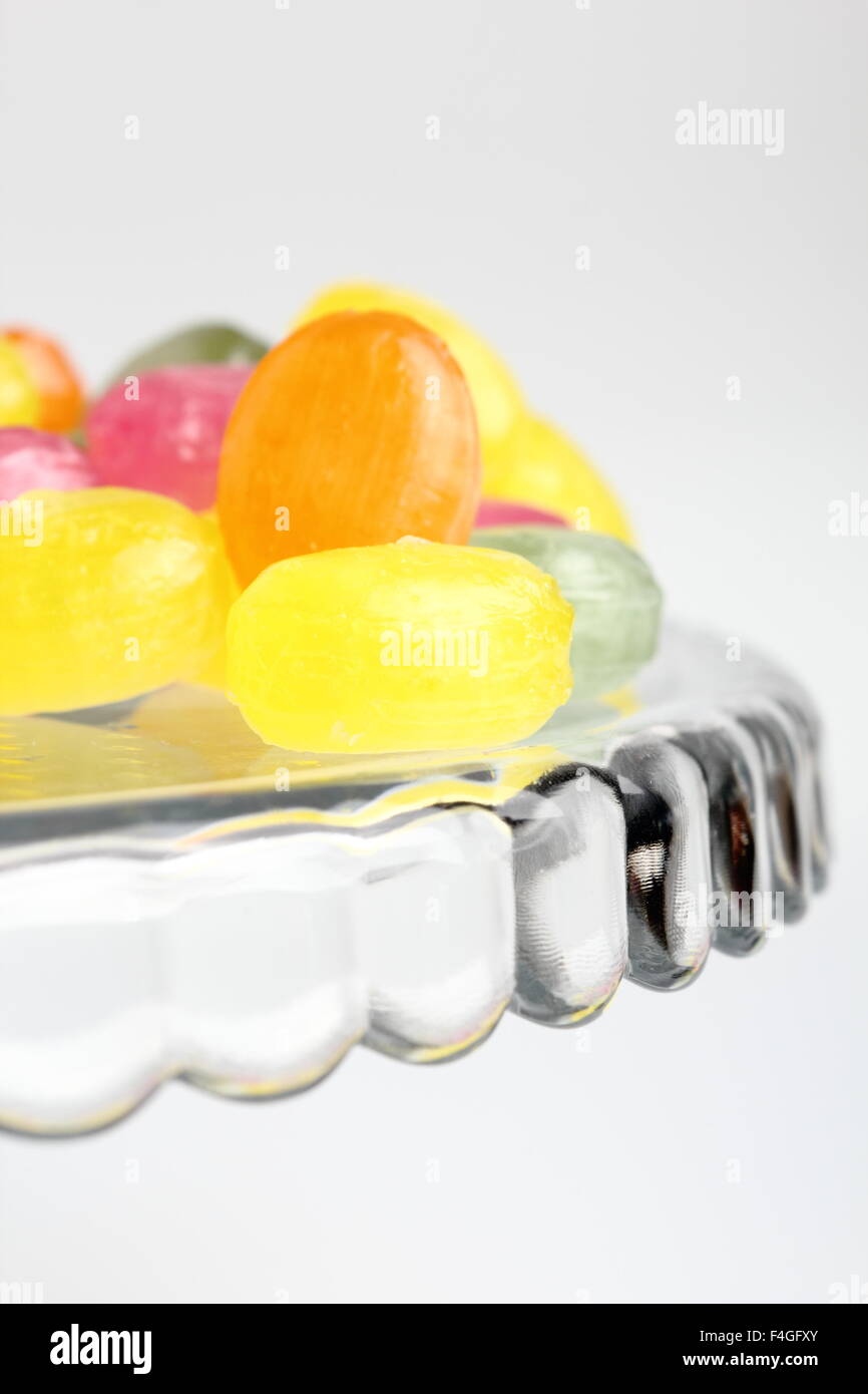 Hard Candies. Isolated on a white background Stock Photo - Alamy