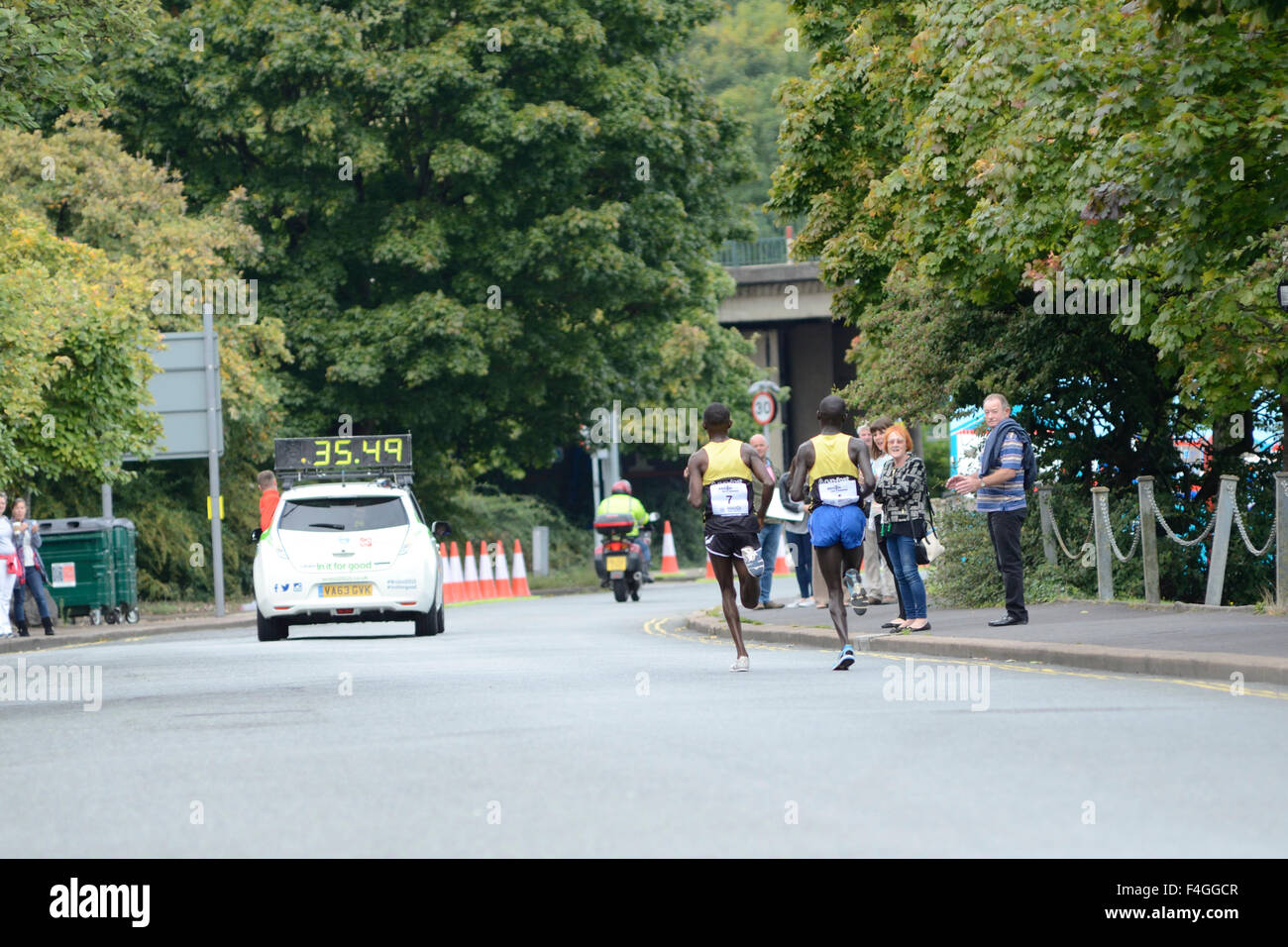 Marathon race timing car hi-res stock photography and images - Alamy
