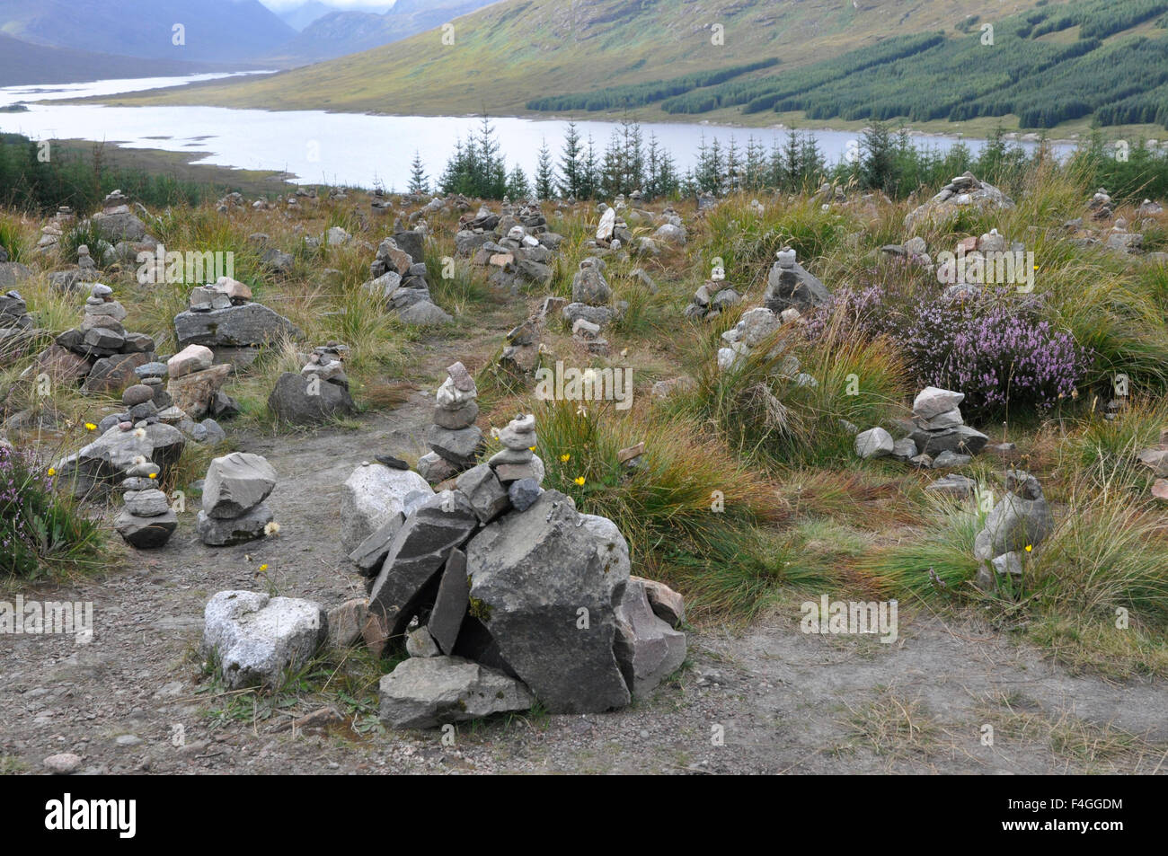 mini cairns, scotland Stock Photo - Alamy