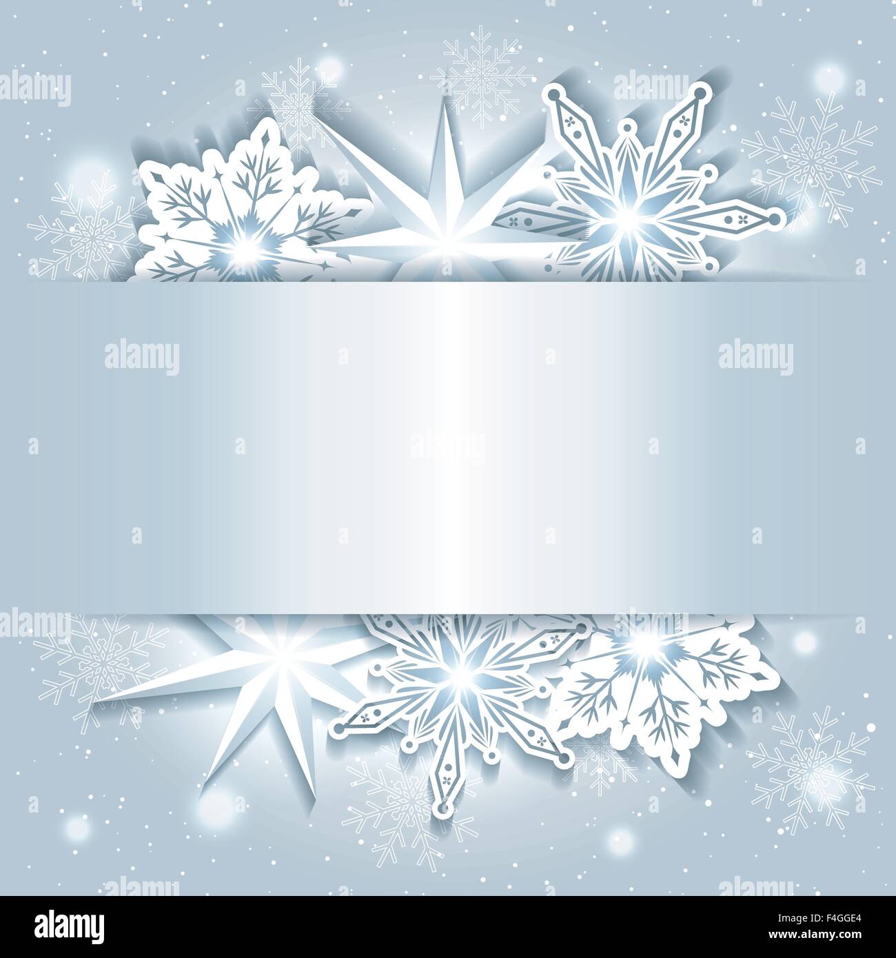 Sparkling Christmas Background with Snowflake Stock Vector Image & Art ...