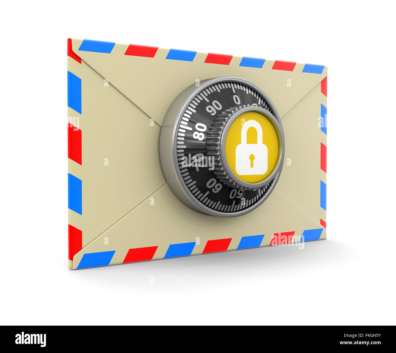 Letter protection. Image with clipping path Stock Photo - Alamy