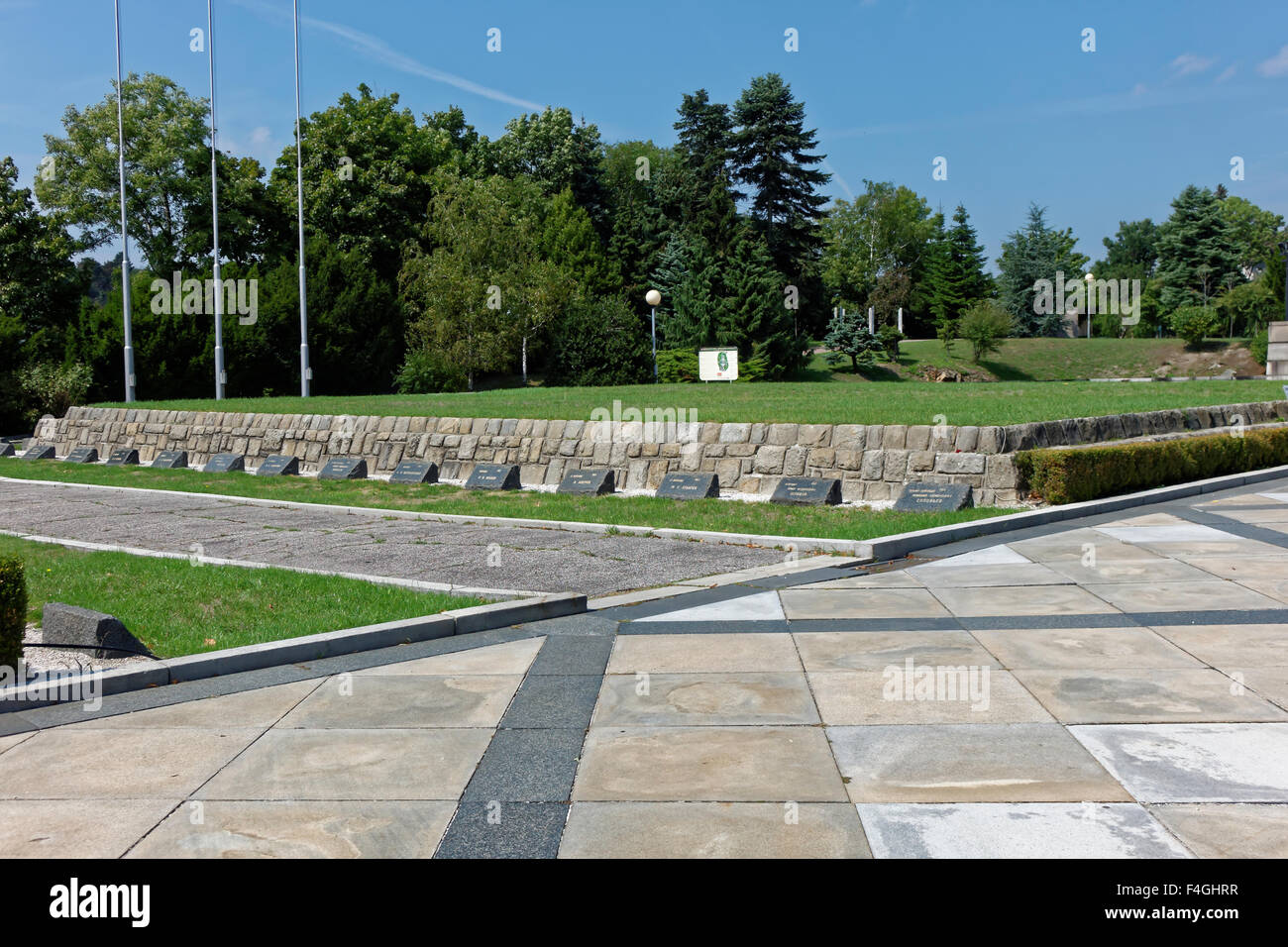 Slavin memorial monument and military cemetery hi-res stock photography ...