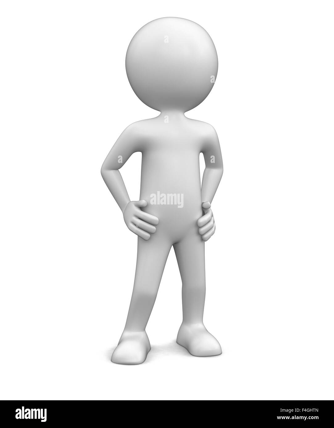 3d characters Black and White Stock Photos & Images - Alamy