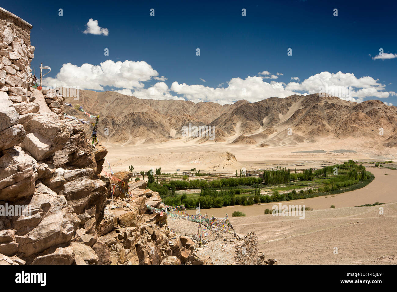 Indian village aerial view hi-res stock photography and images - Alamy