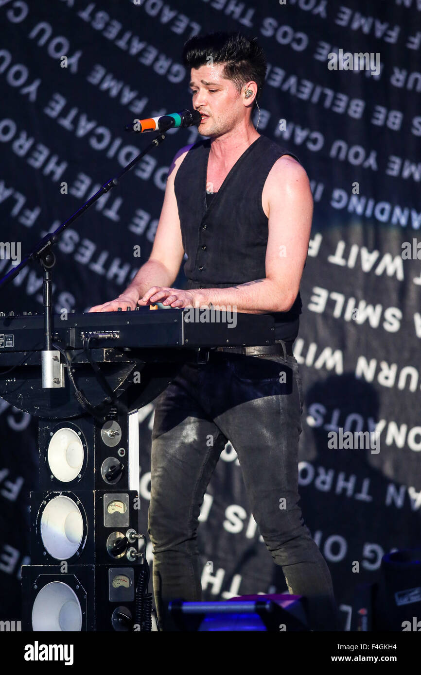 The Script performs on their 2014 world tour Stock Photo - Alamy