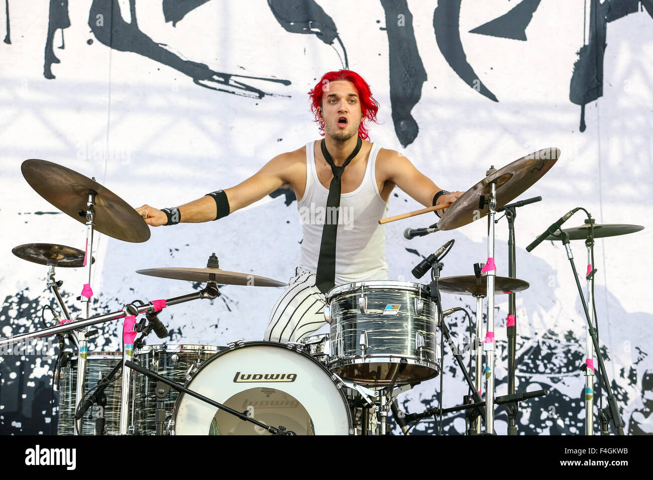 Music Group HALESTORM performs in North Carolina. Halestorm is a Grammy ...