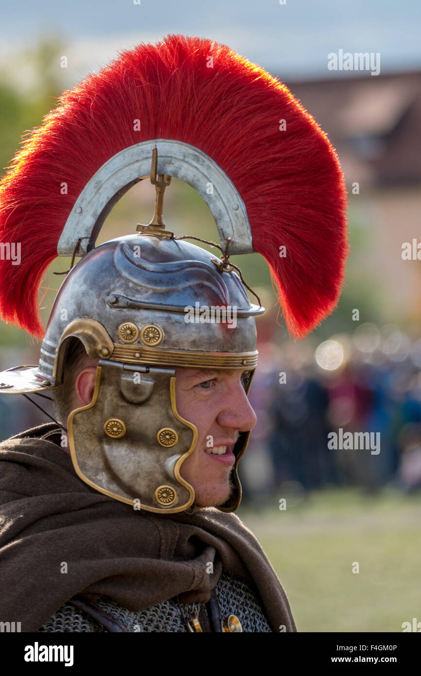 Centurion on a Roman festival, Biriciana, fort area, Weissenburg ...